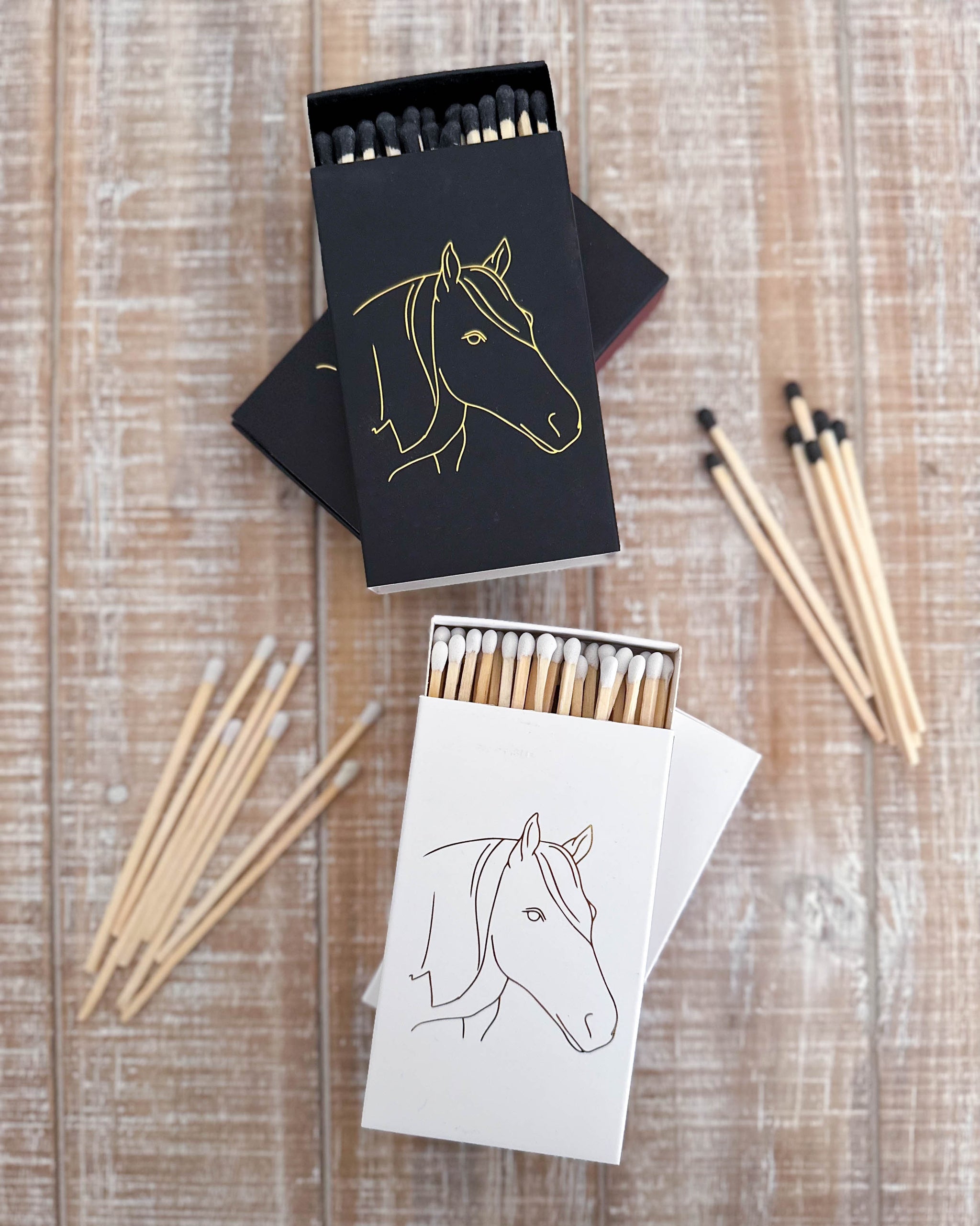 Oversized Horse Head Matches – Stable Style